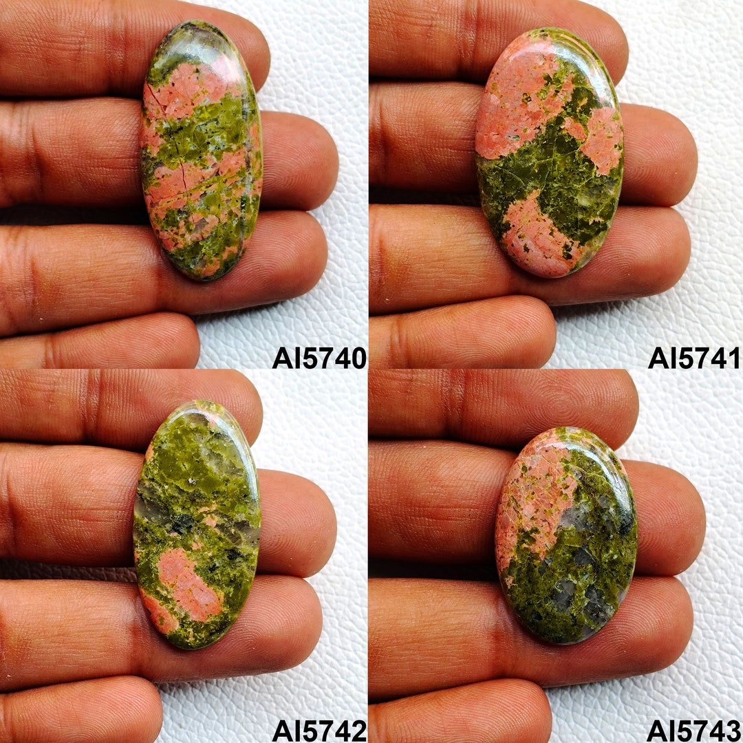 Unakite Jasper Loose Stone, Unakite Jasper Cabochon, Unakite Jasper ...