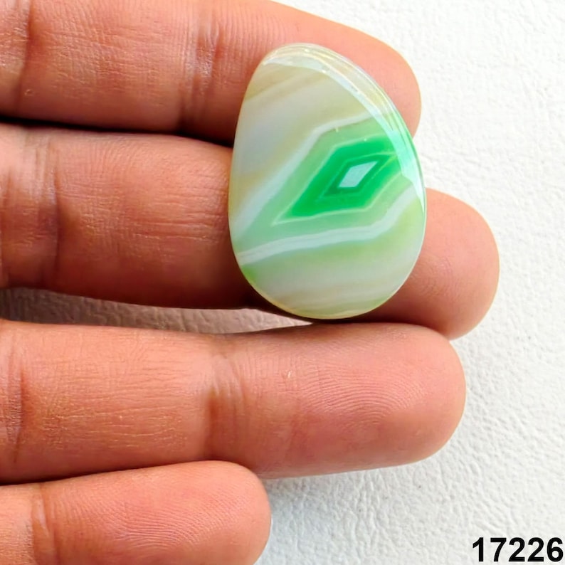 Banded Agate Cabochon, Natural Agate Gemstone for Jewelry Making Stone ...
