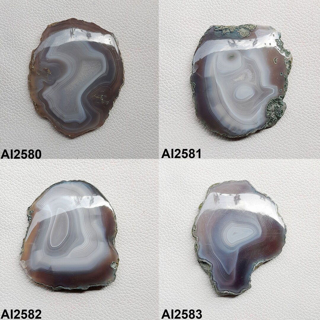 Banded Agate Slice Gemstone, Natural Agate Slice, Agate Quartz Slice ...