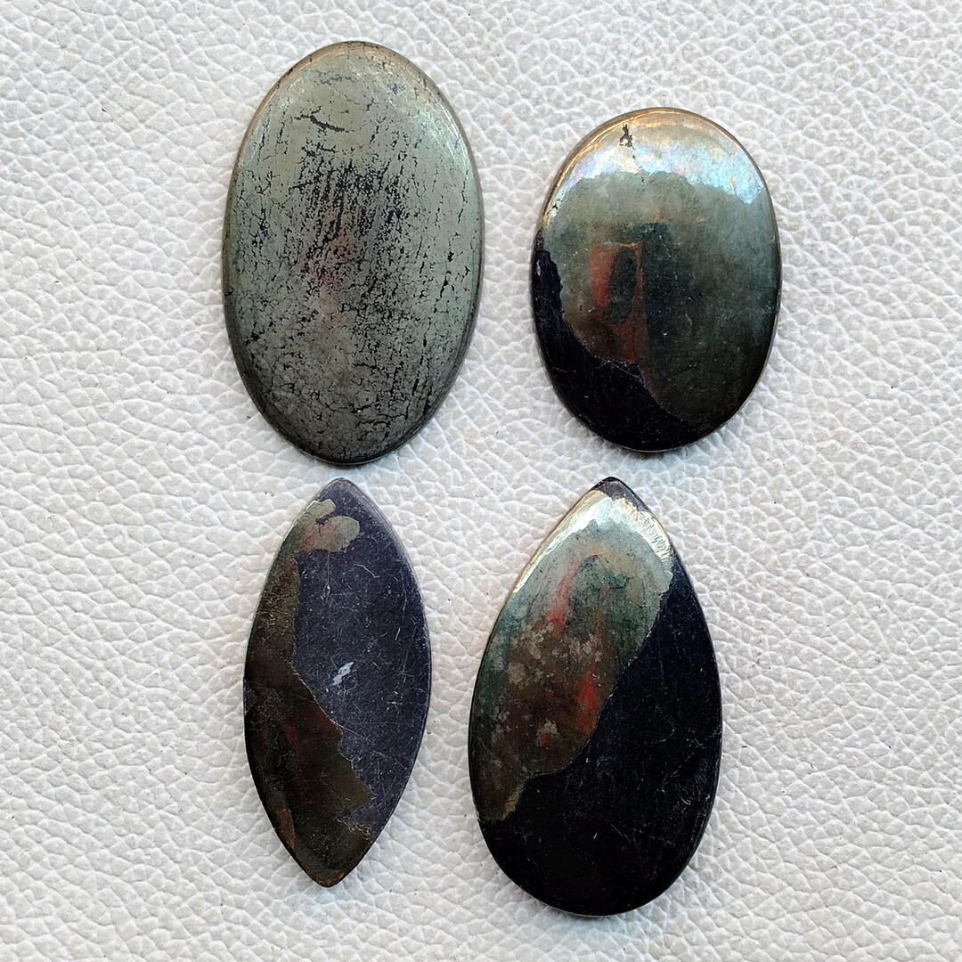 Polished Apache Gold Cabochon, Natural Gemstone for Jewelry - Etsy