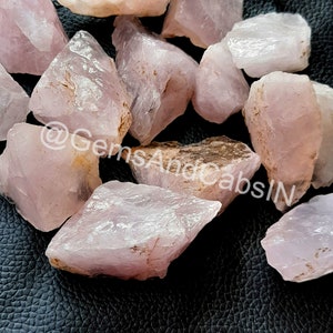 Loose Rose Quartz Raw Crystal, Rose Quartz Rough, Natural Rose Quartz ...