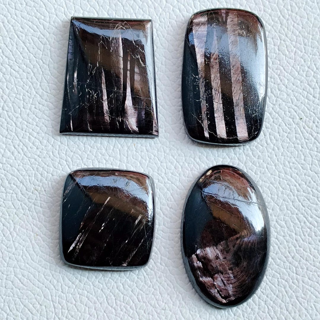 Polished Hypersthene Cabochon, Natural Gemstone for Jewelry - Etsy