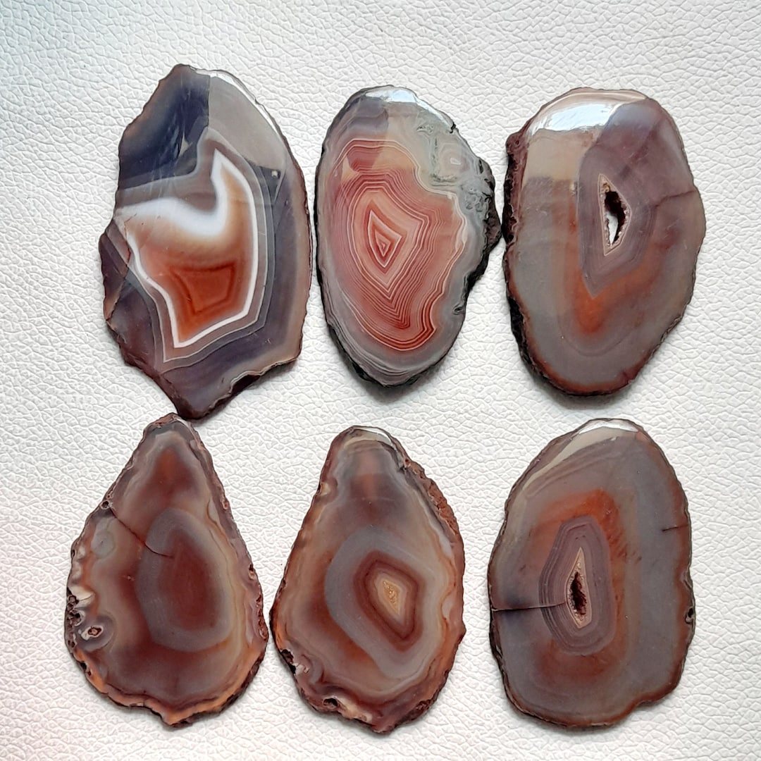 Banded Agate Slice, Natural Agate Slice Stone, Agate Slice Gemstone ...