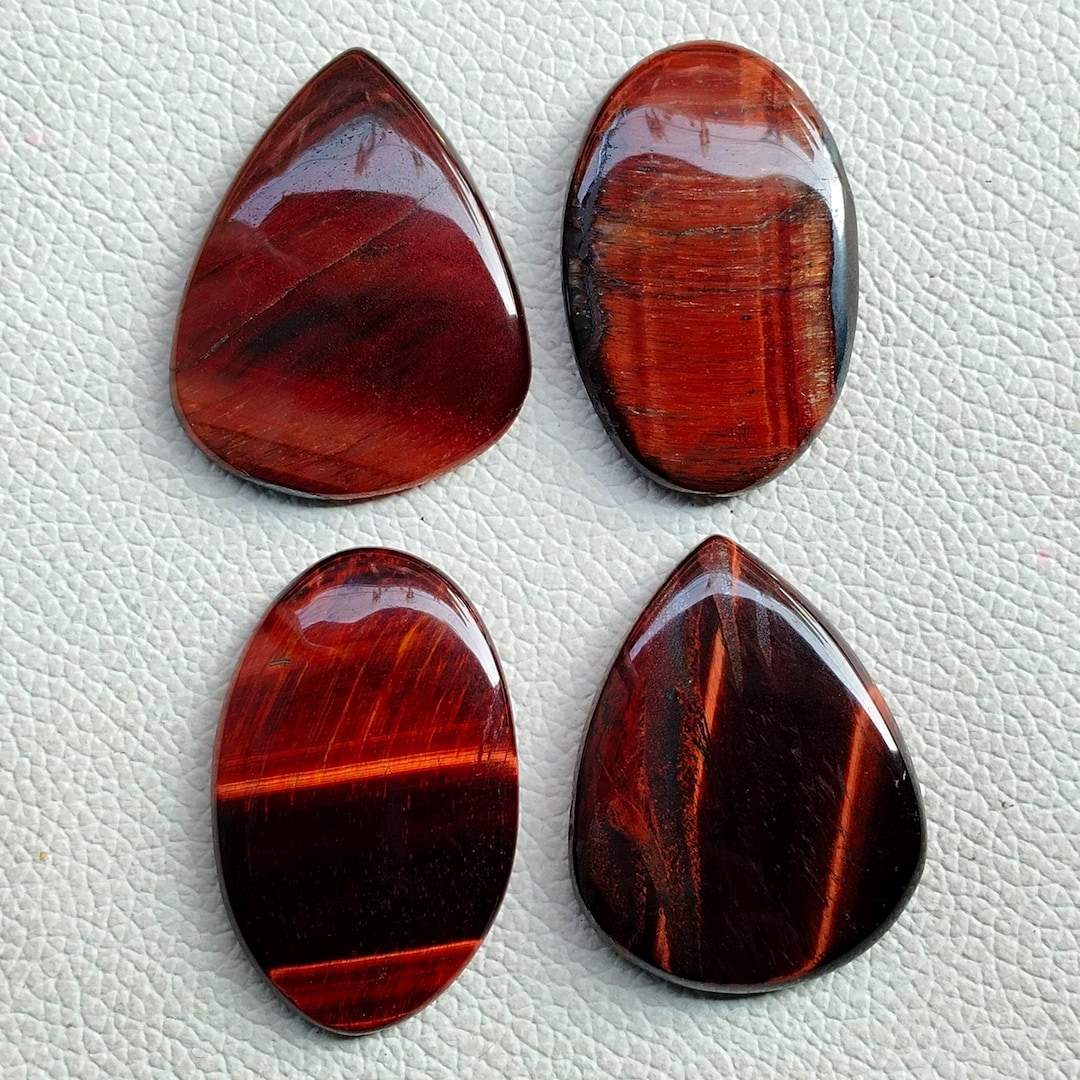 Red Tigers Eye Cabochon, Red Tiger's Eye Gemstone, Natural Tiger Eye ...