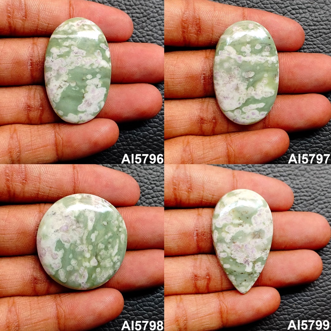 Variscite Gemstone, Variscite Loose Cabochon, Natural Variscite Healing ...