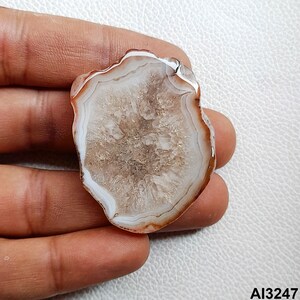 Banded Agate Slice, Black Agate Slice Gemstone, Geode Slice, Agate Polished Slice, Natural Agate ...