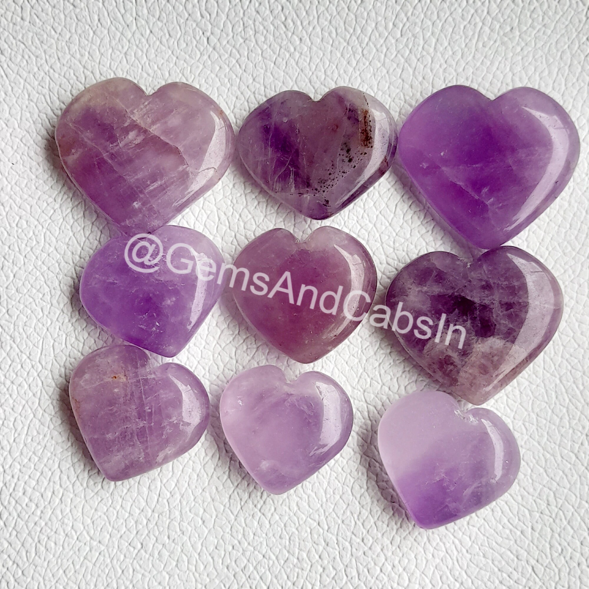 Amethyst Heart Amethyst Crystal Amethyst Puffy Heart - Etsy