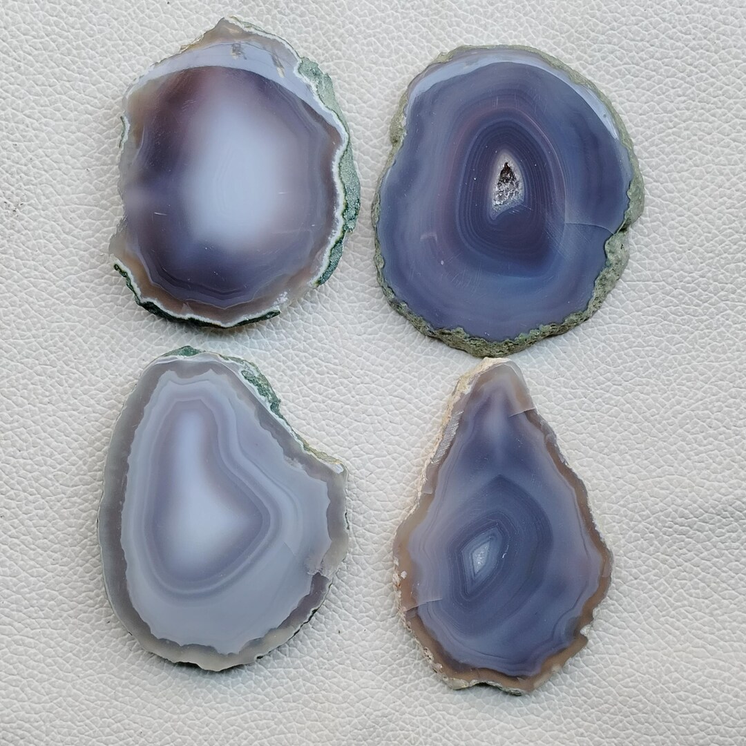 Banded Agate Slice, Polished Geode Slab, Wire Wrap Stone - Etsy