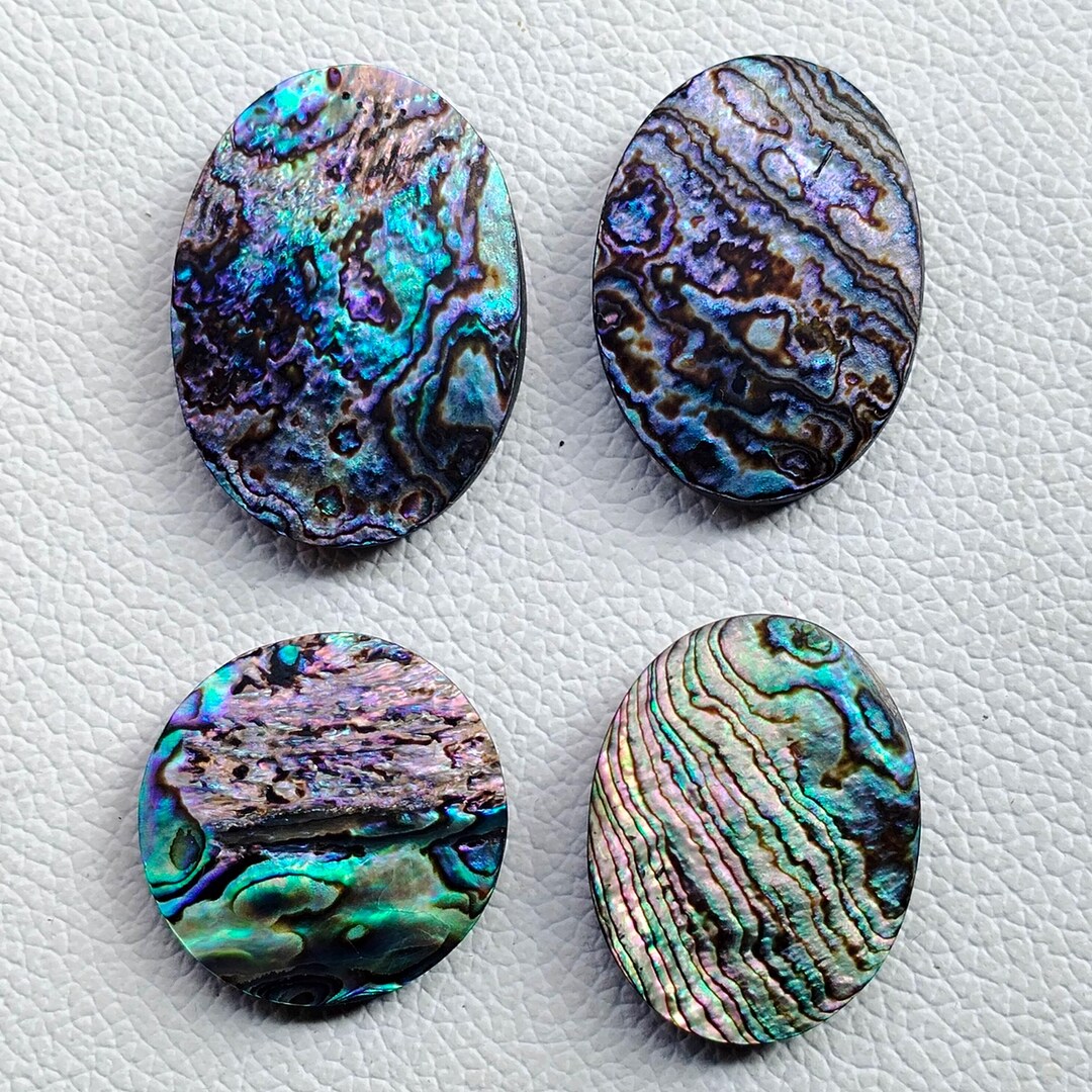 Abalone Shell Gemstone, Abalone Shell Cabochon, Natural Abalone Shell ...