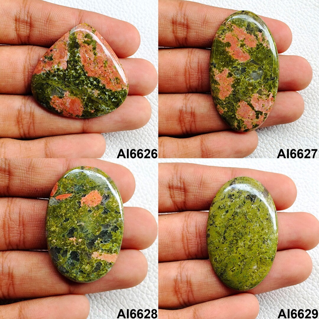 Unakite Jasper Gemstone, Unakite Jasper Cabochon, Natural Unakite ...