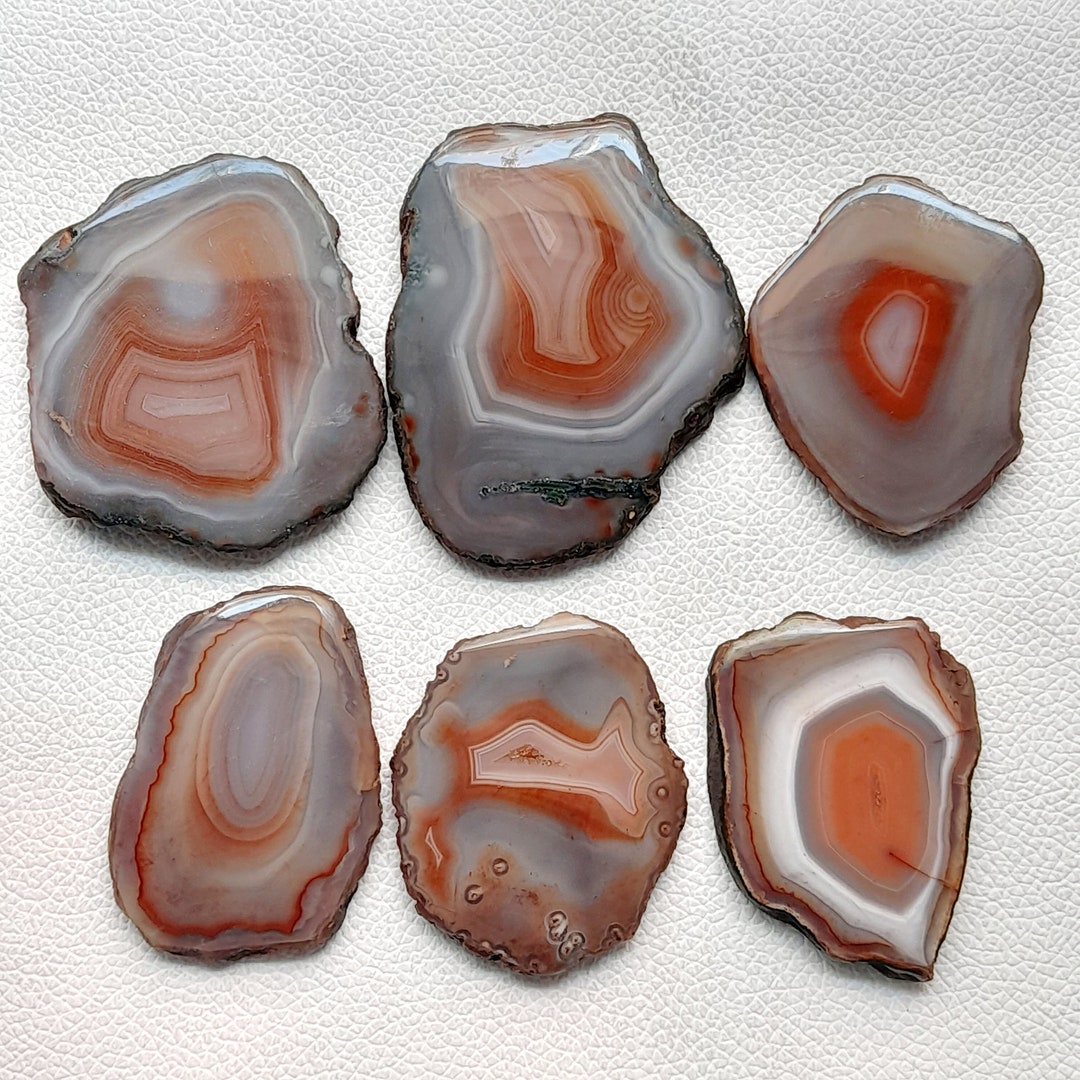 Agate Slice Gemstone, Banded Agate Slice, Natural Agate Slice Stone ...