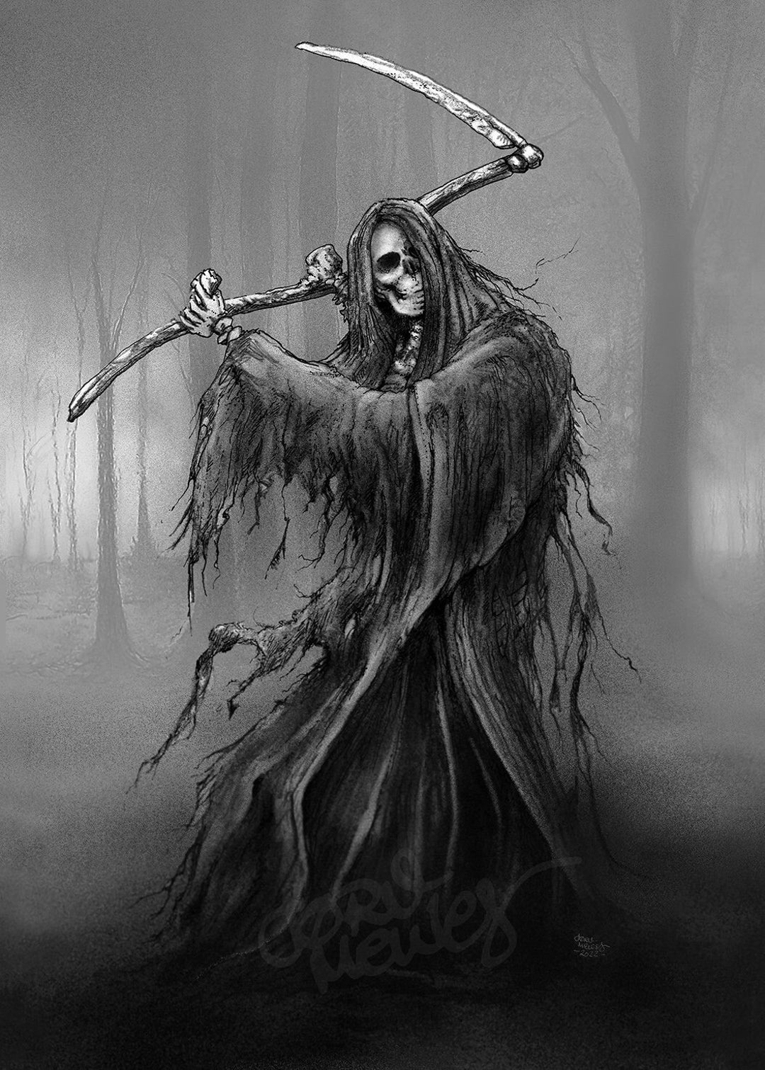 The Artwork of Death: Morningrise - Etsy