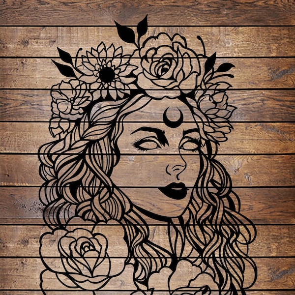 Goddess Svg - Etsy