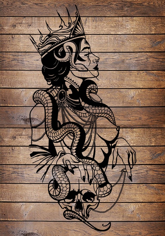 Snake Queen Tattoos