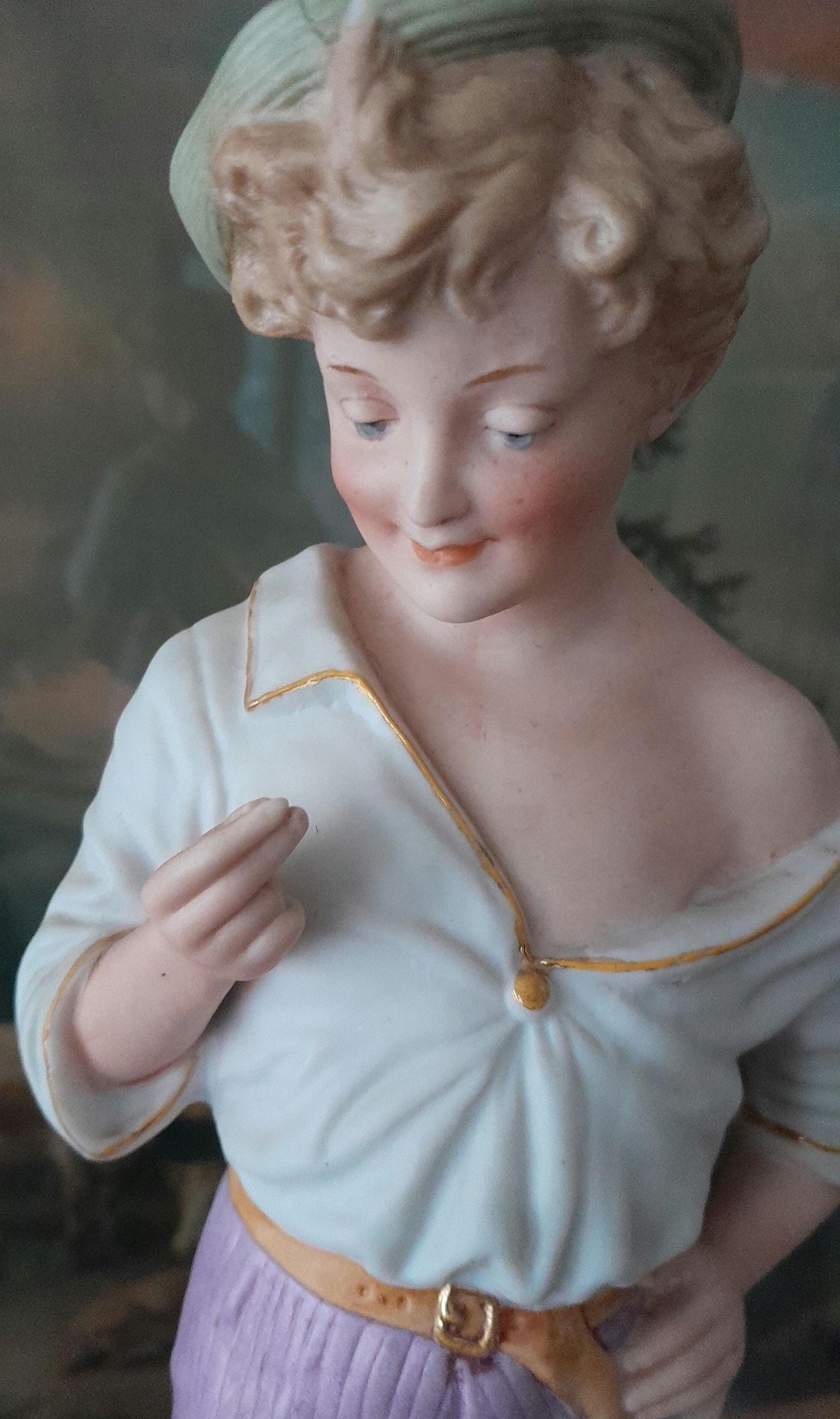Gebruder Heubach 1912, Germany,wonderful Biscuit Porcelain Statue ...