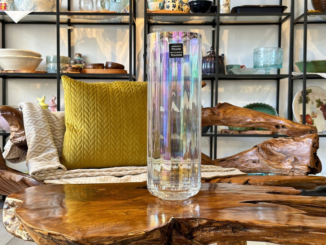 Vase / Flower Vase / Transparent Glass Vase / Delicate Glass Vase ...