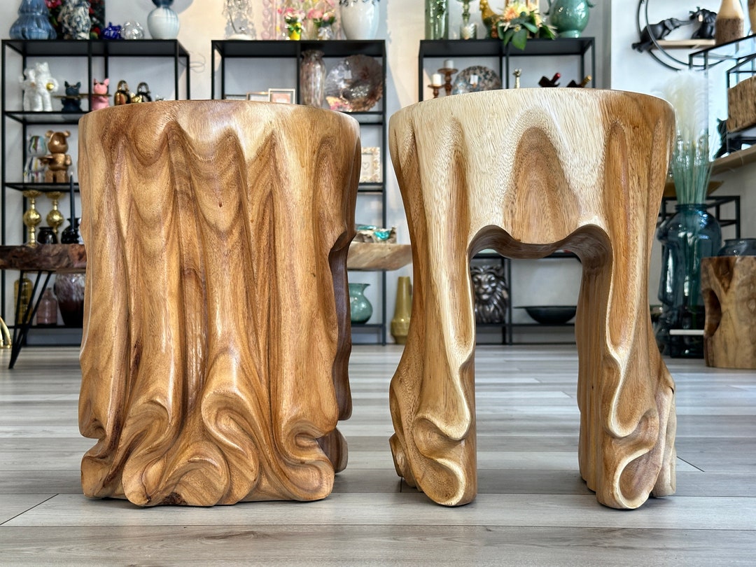 Wooden Table / Side Table / Wooden Table / Decoration / Handmade From ...