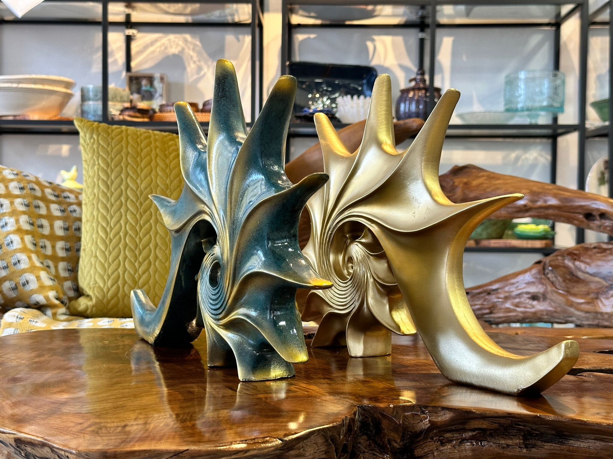 Statue / Shell Sculpture / Sea Creatures / Decoration / Modern Figure ...