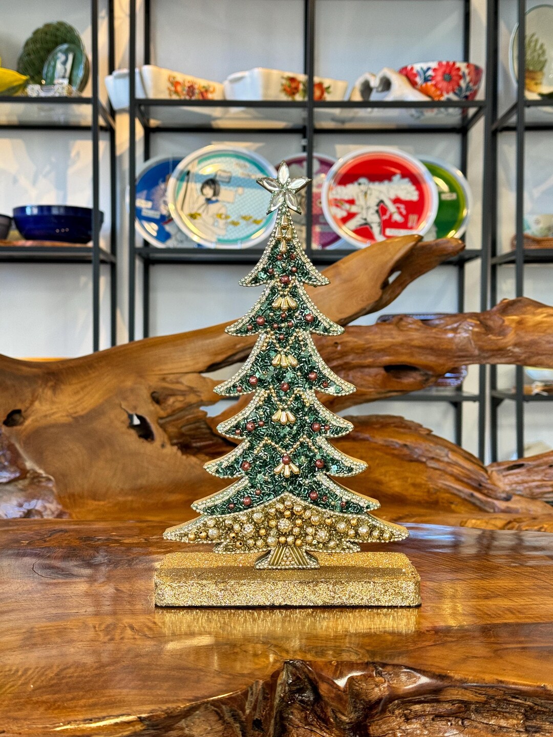 Christmas Tree / Wooden Fir Tree / Handcraft From India / Decoration ...