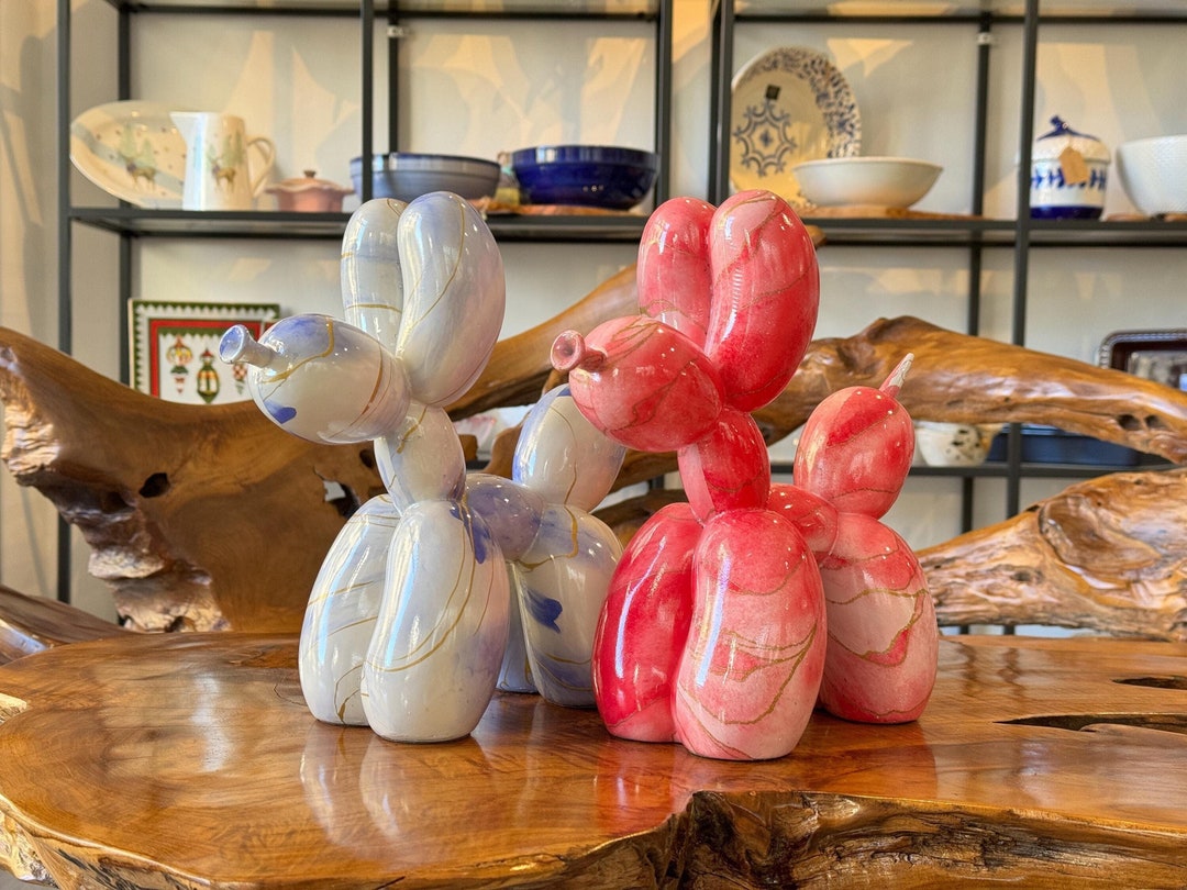 Balloon Dog Statue / Balloon Dog Figure / Modern Sculpture / Resin ...