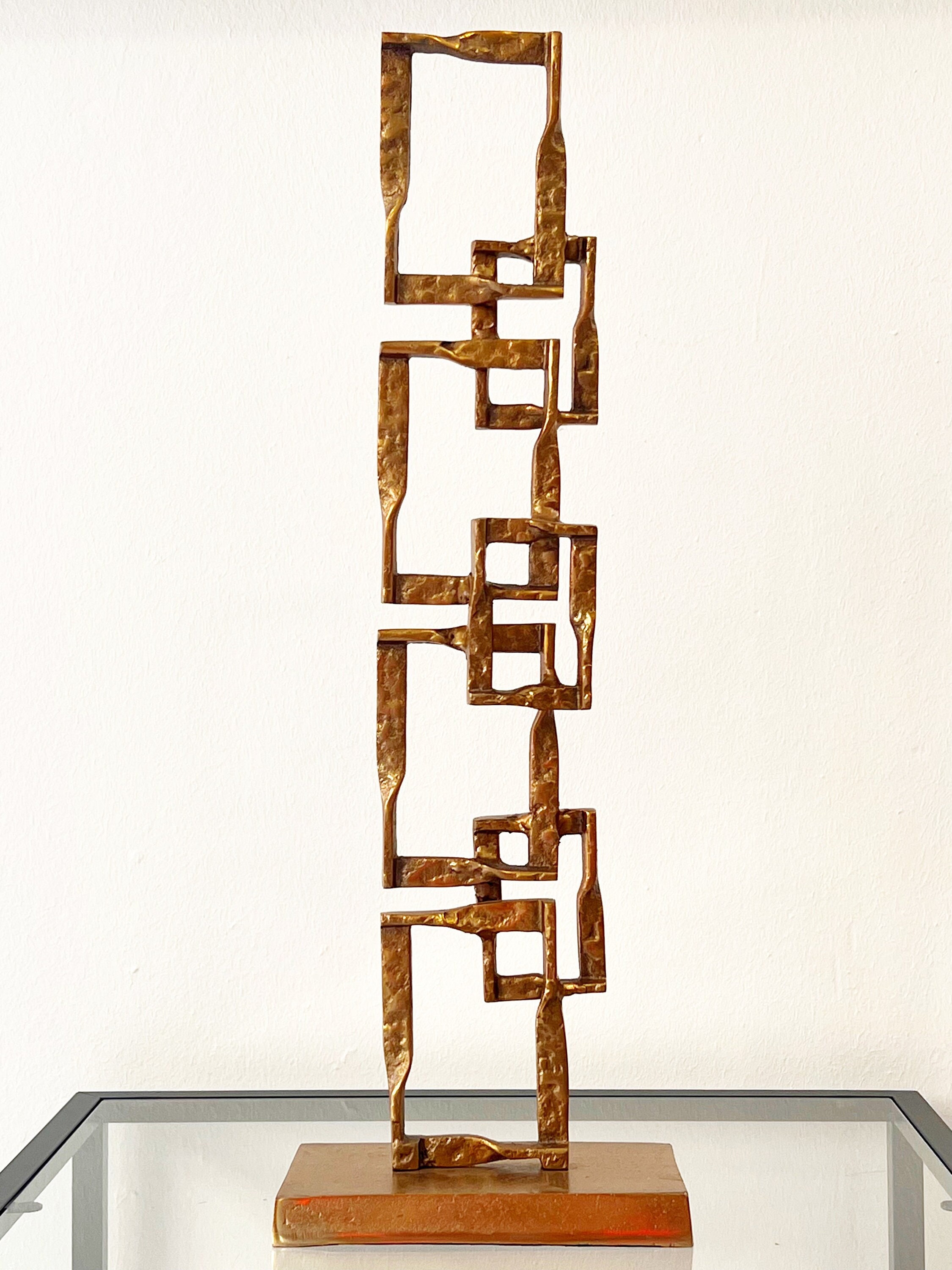 Statue. Figure. Square. Metal Statue. Decor. Gift. Decoration. - Etsy