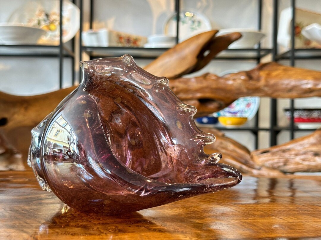 Shell / Glass Shell / Glass Shell Figure / Sea Style / Handmade Glass ...