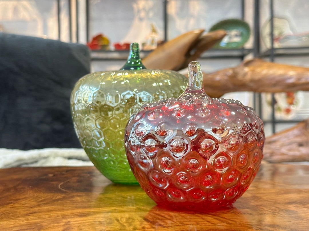 Apple Statue / Decorative Apple / Decorative Object Made of Glass ...