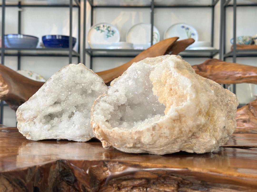 Quartz Stone / White Quartz Geode / Natural Stone / Moroccan Quartz ...