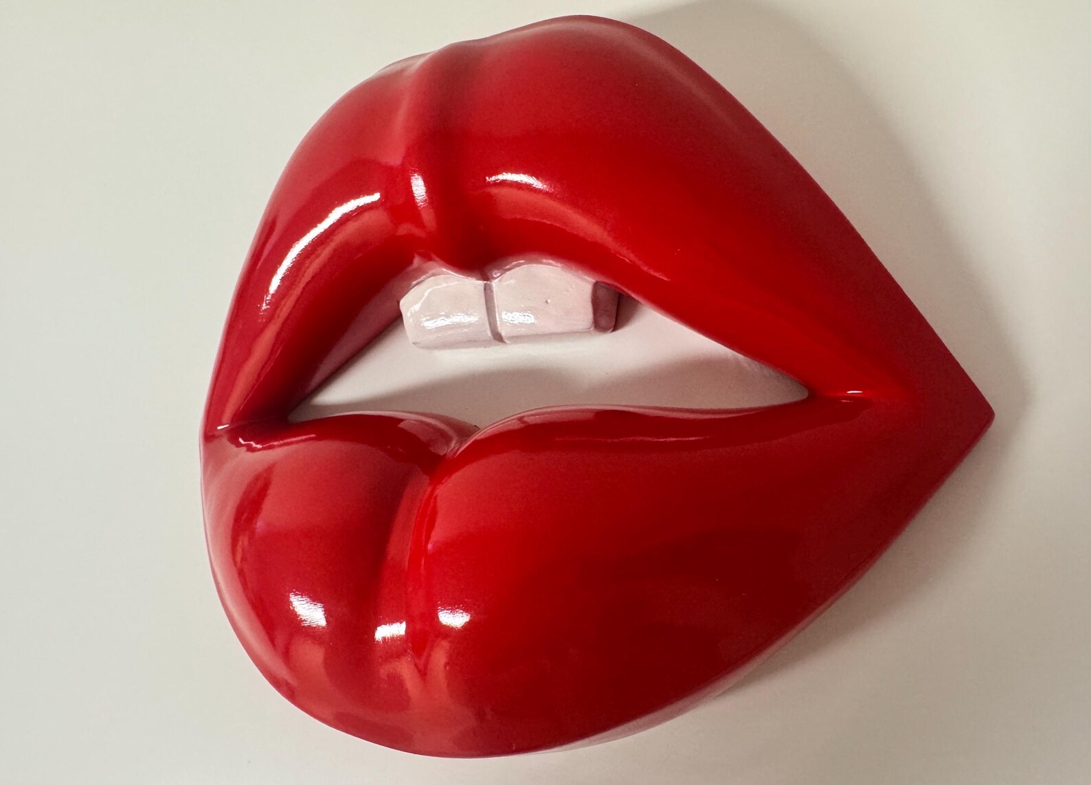 Lip Wall Decor – Bold Mouth Sculpture, Modern Wall Art, Provocative ...