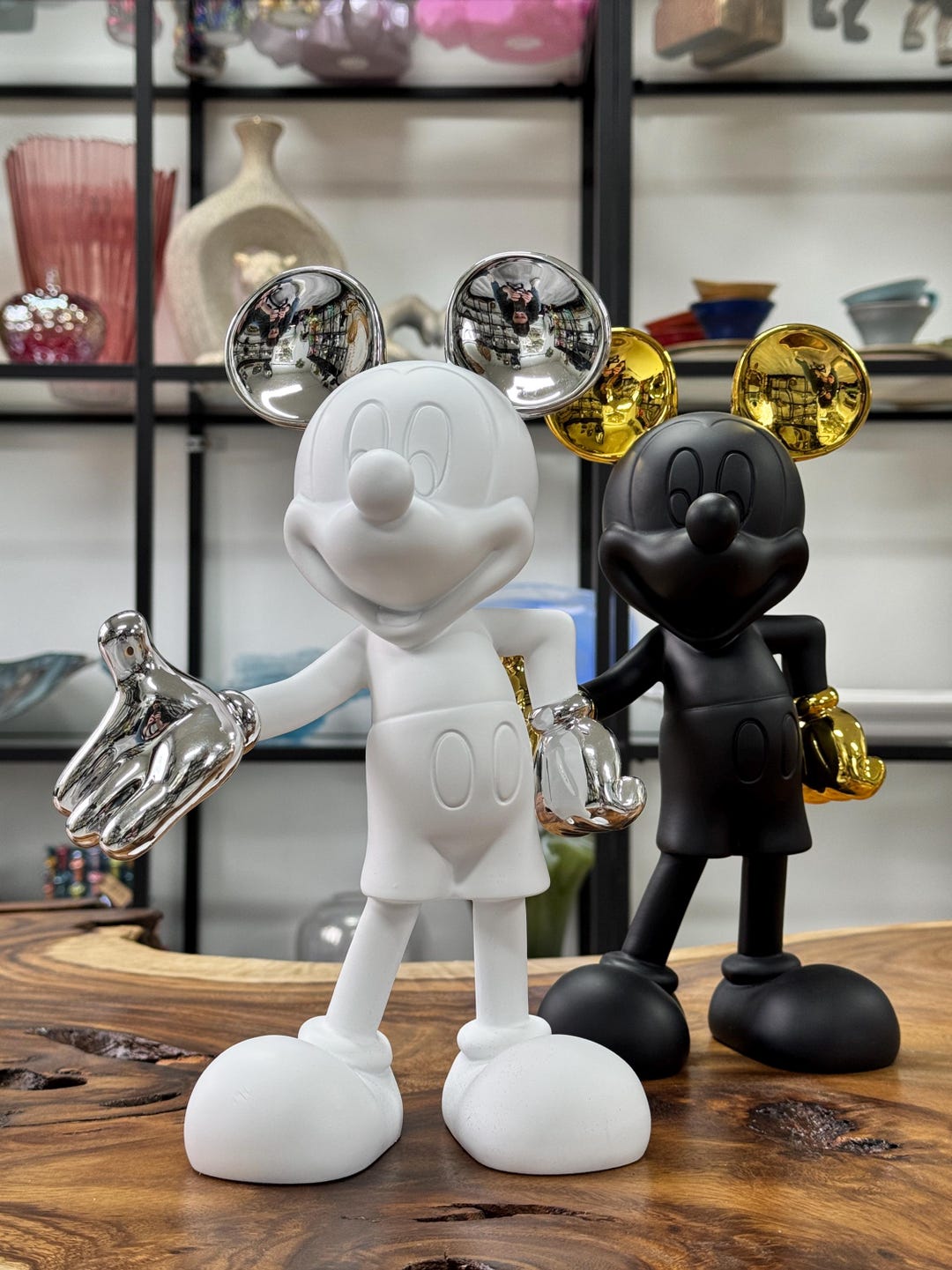 Mickey Mouse Statue / Figure in Black and White / Walt Disney ...