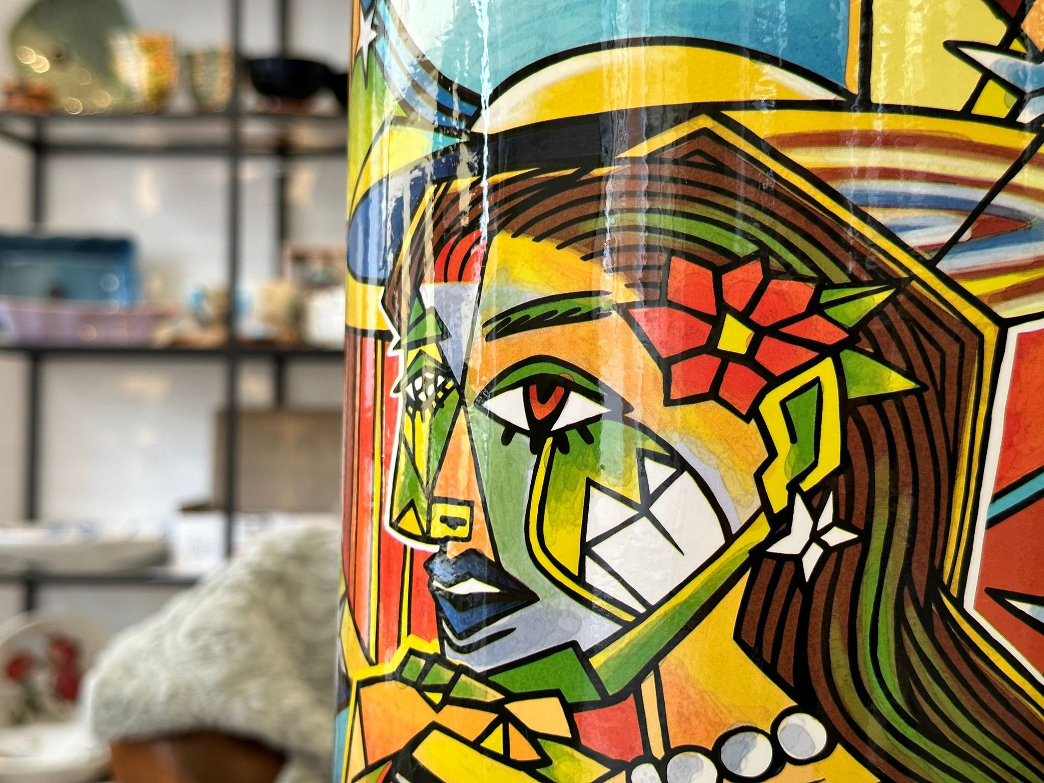 Box With Lid / Decorative Vessel Graffiti / Storage Box / - Etsy