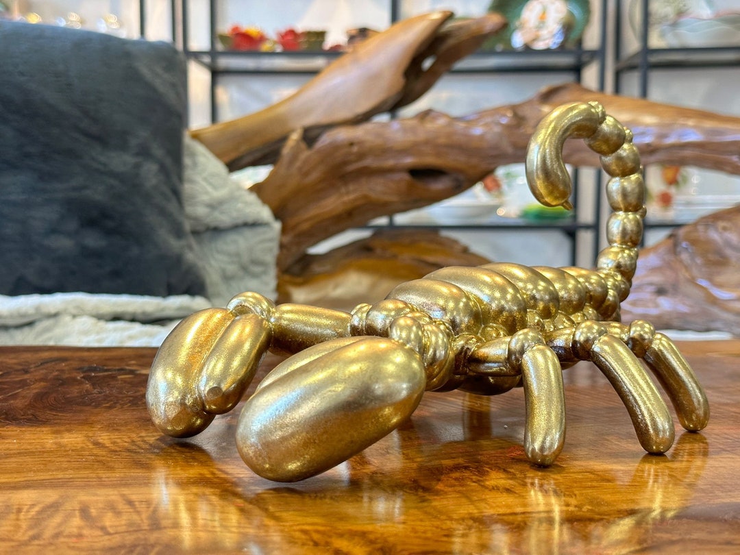 Scorpion Statue / Figurine Scorpion Gold / Table Decoration / Home ...