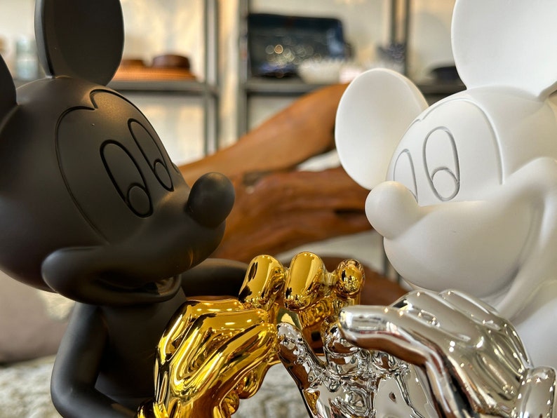 Mickey Mouse Statue / Figure in Black and White / Walt Disney ...