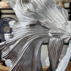 Fish Silver / Fish Figurine / Statue / Handmade / Table Decoration ...