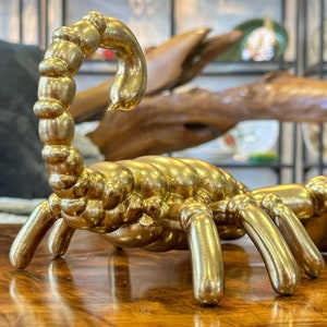 Scorpion Statue / Figurine Scorpion Gold / Table Decoration / Home ...
