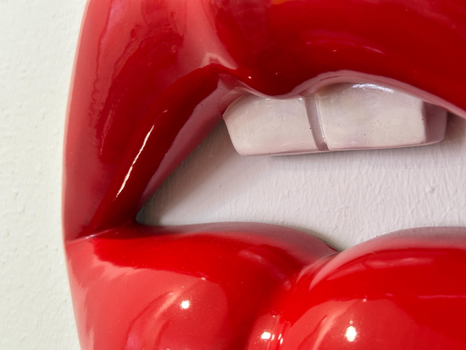 Lip Wall Decor – Bold Mouth Sculpture, Modern Wall Art, Provocative ...