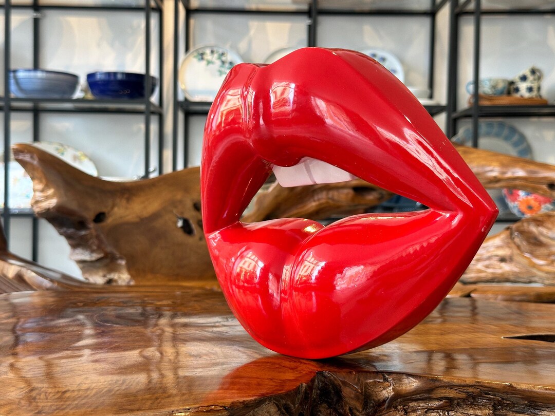 Lips Wall Decoration / Sculpture Lips / Wall Decoration Lips / Modern ...