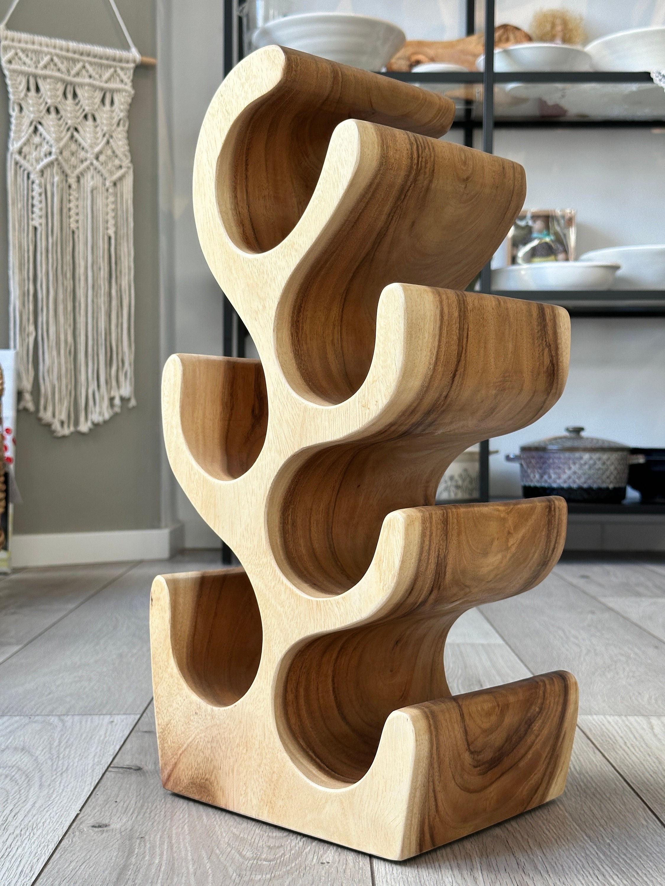 Wine Rack / Bottle Holder / Wooden Shelf / Wine Holder / Handmade From ...