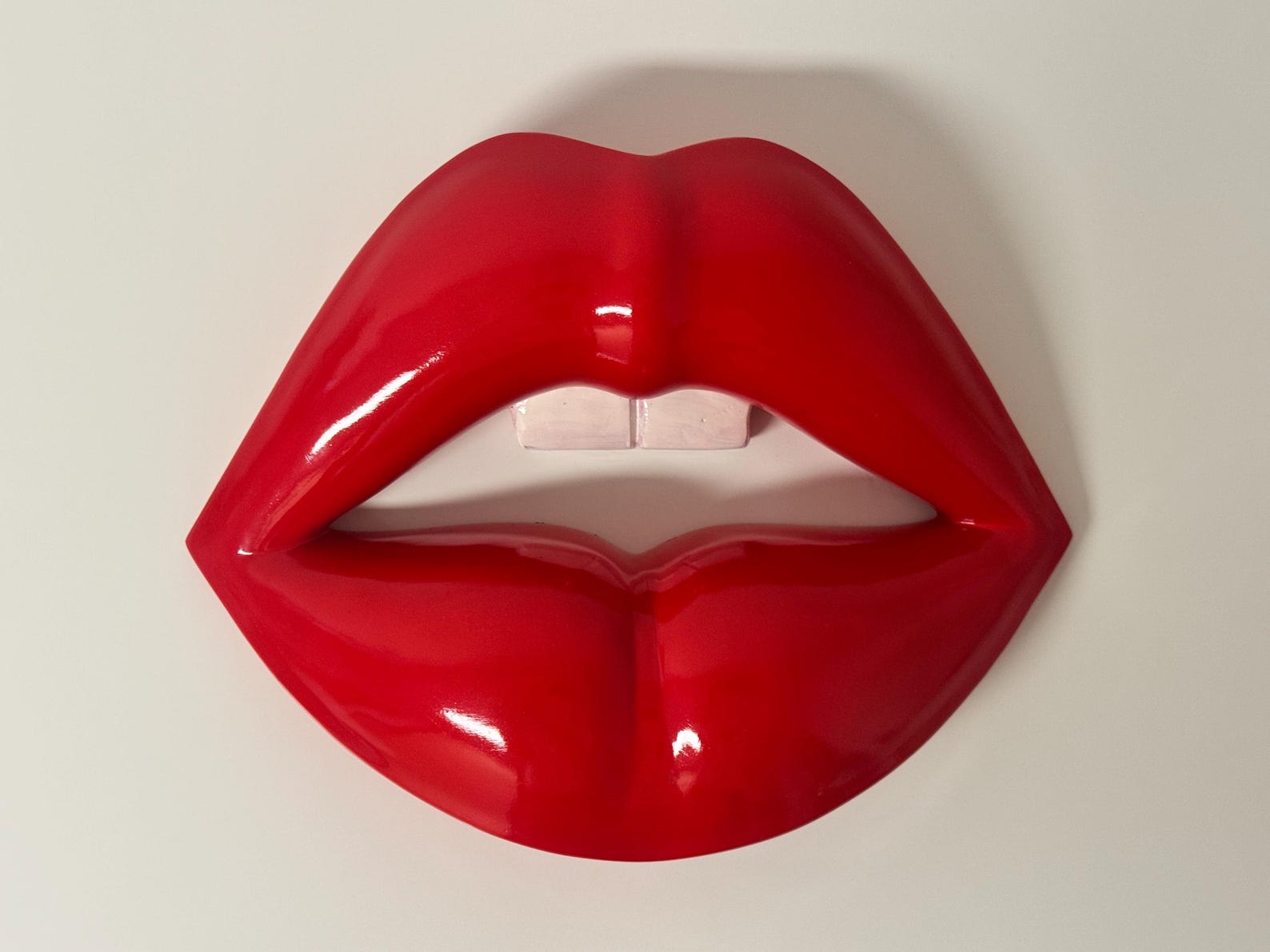 Lip Wall Decor – Bold Mouth Sculpture, Modern Wall Art, Provocative ...