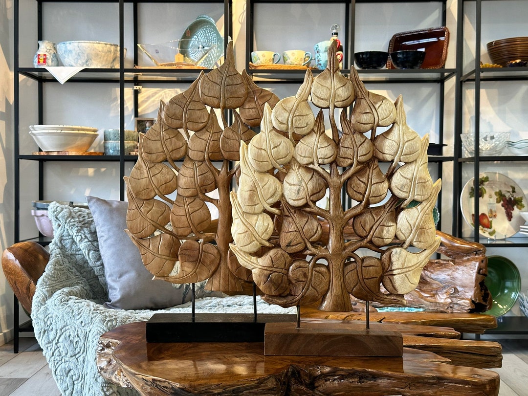 Wooden Statue / Sculpture Tree of Life / Acacia Tree / Handmade From ...