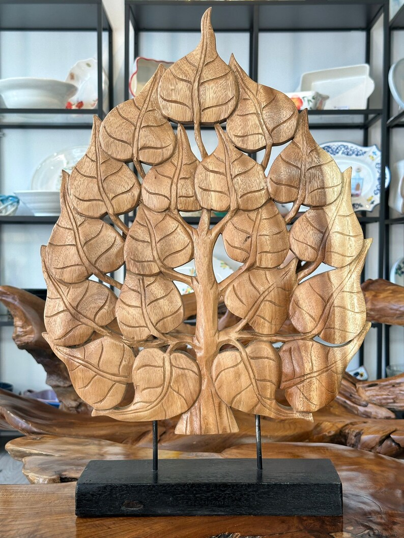 Wooden Statue / Sculpture Tree of Life / Acacia Tree / Handmade From ...