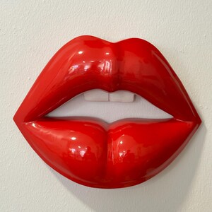Lips Wall Decoration / Sculpture Lips / Wall Decoration Lips / Modern ...