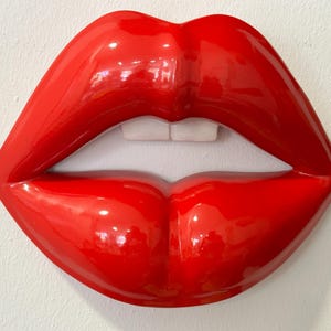 Lips Wall Decoration / Sculpture Lips / Wall Decoration Lips / Modern ...