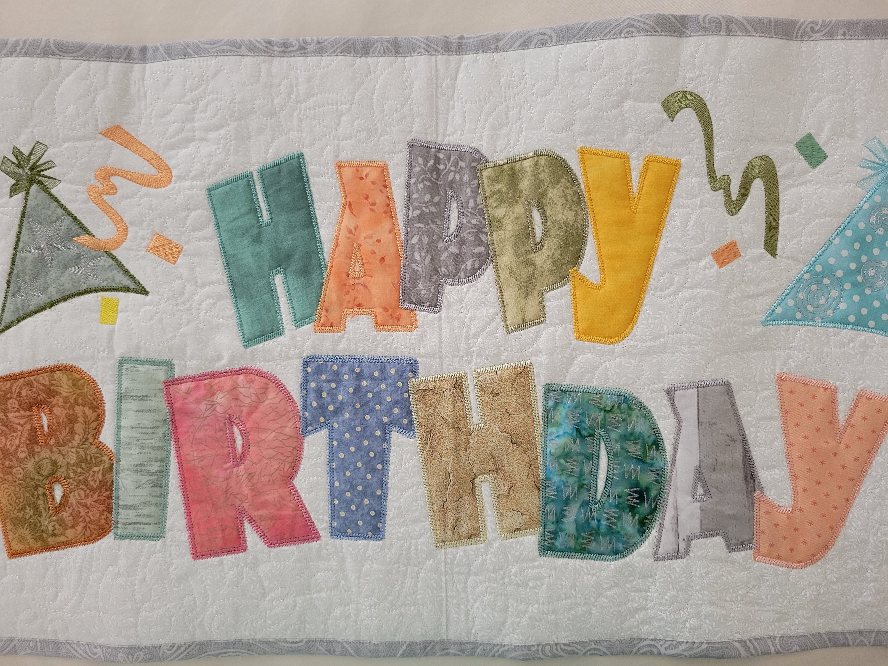 Happy Birthday Table Runners - Etsy