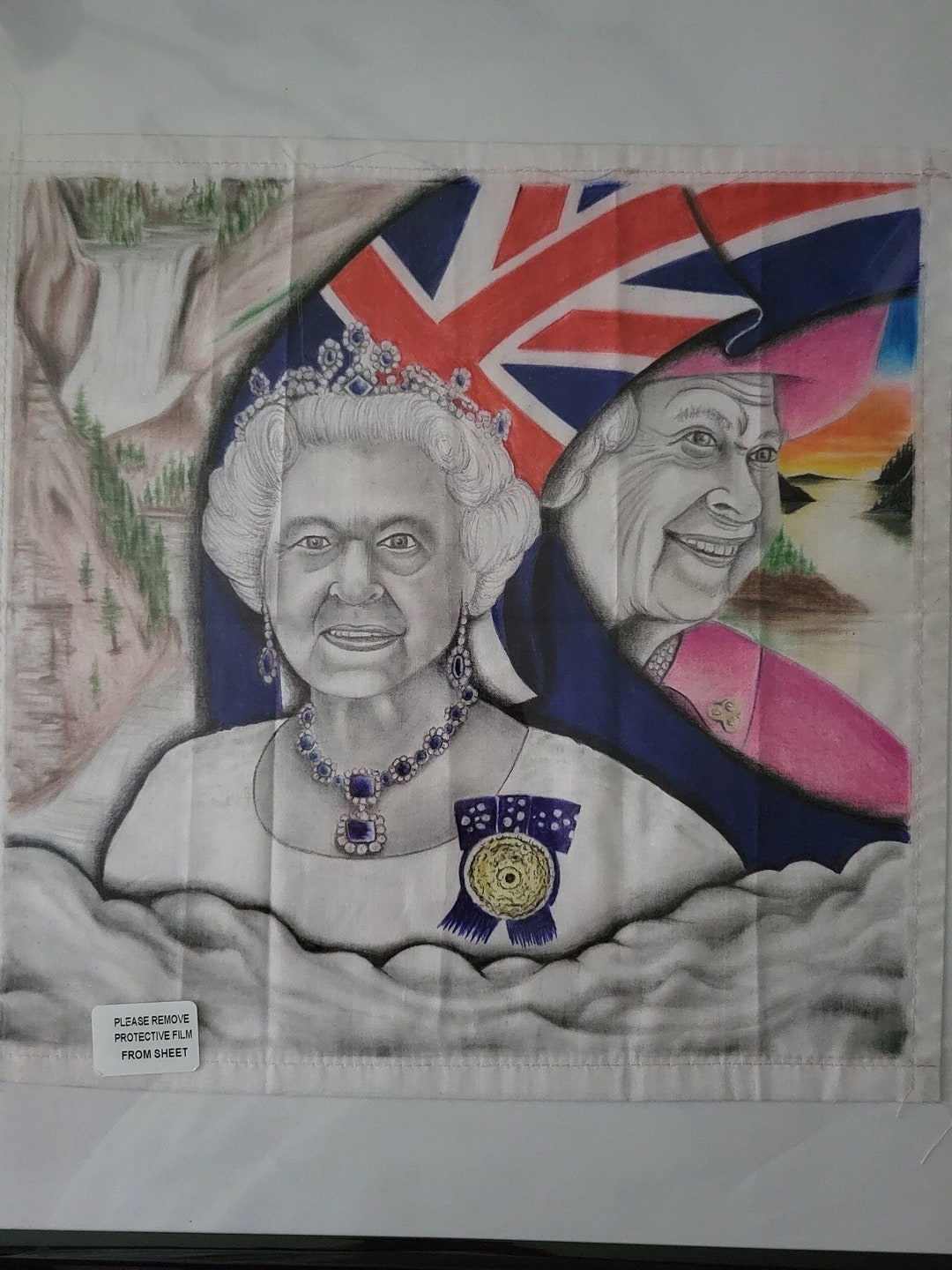 Prison Art * Queen Elizabeth II - Etsy