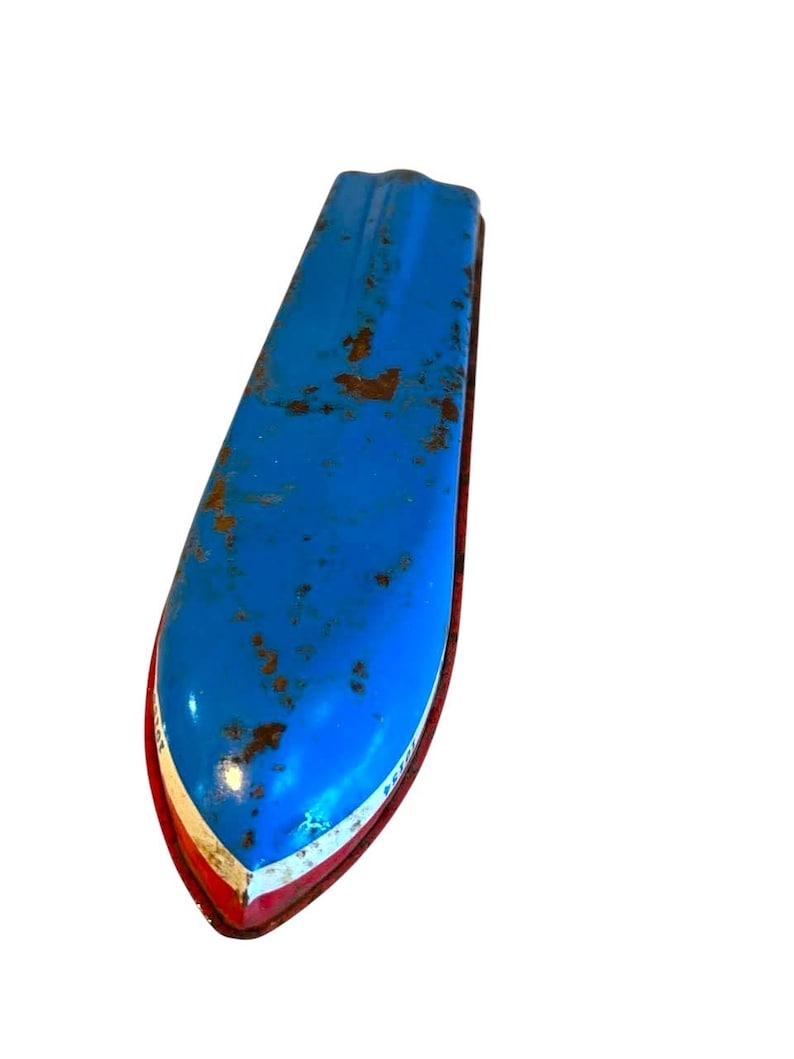 Vintage Tin Wind-up Boat Toy Made by the Ohio Art Company. EB - Etsy
