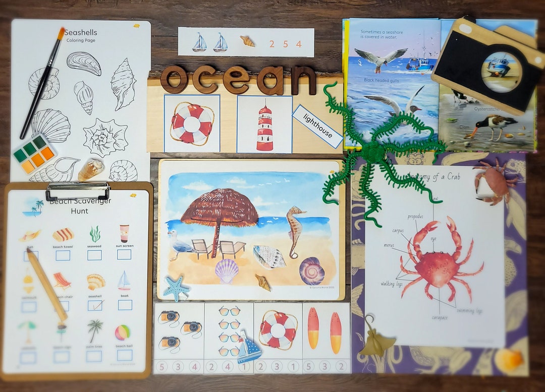 Summer Beach Activities Pack - Etsy