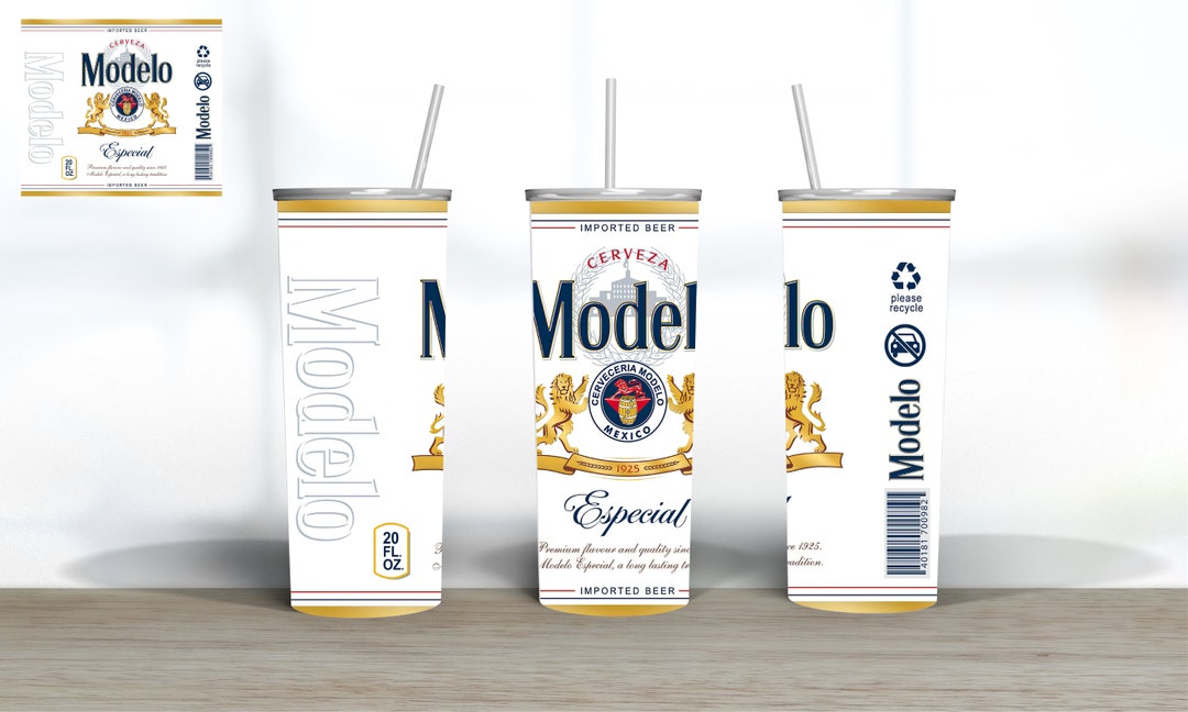 Modelo Beer Tumbler: 20oz Stainless Steel Chelada Gift - Etsy