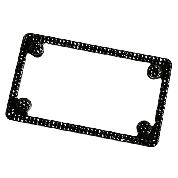 Black Motorcycle License Plate Frame - Etsy