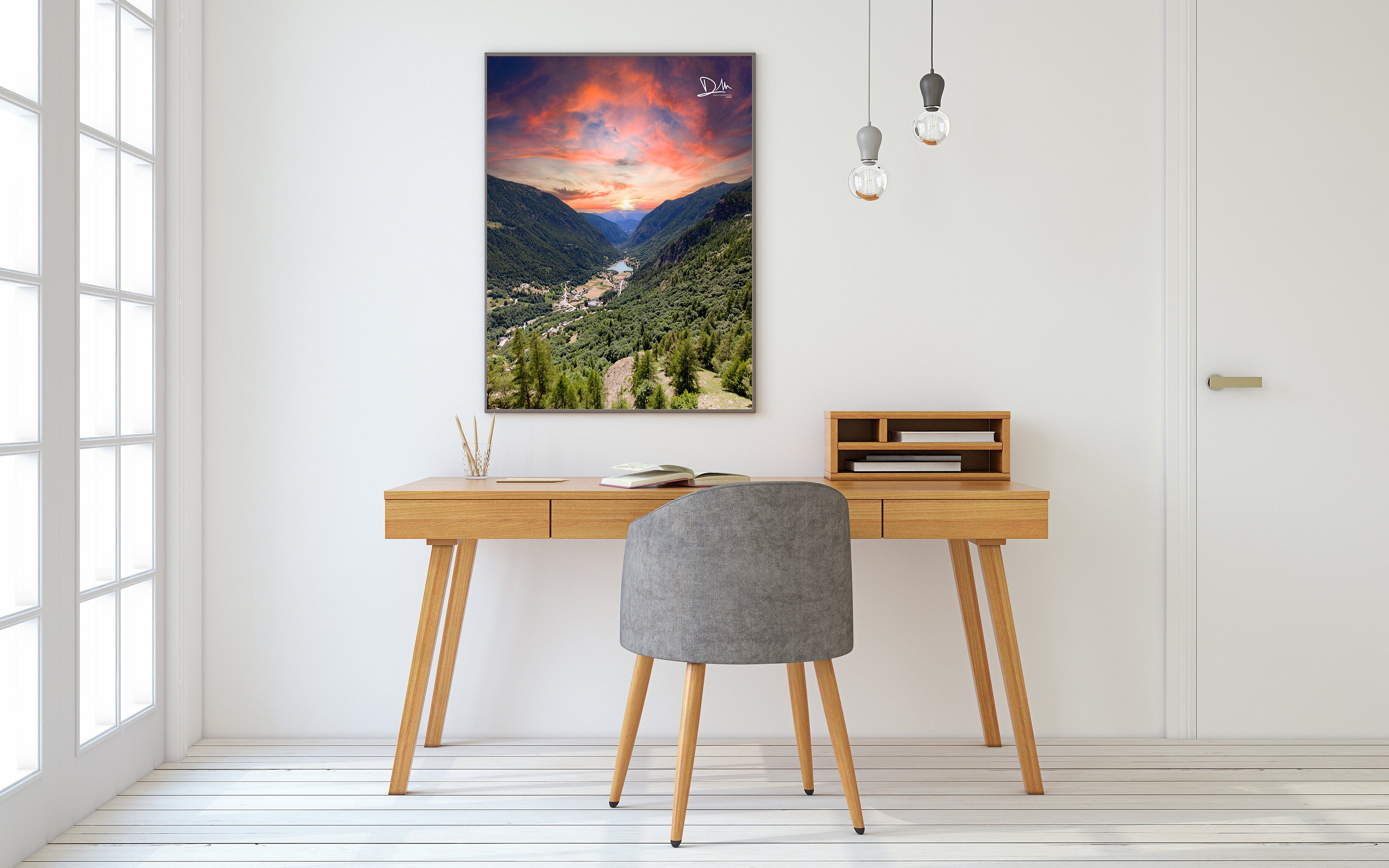 Mountain Printable, Mountain Artwork Printable, Mountain Wall Art ...